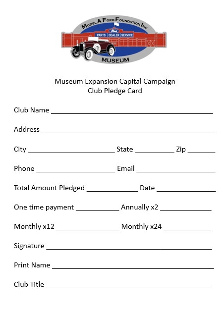 Model "A" Ford Foundation